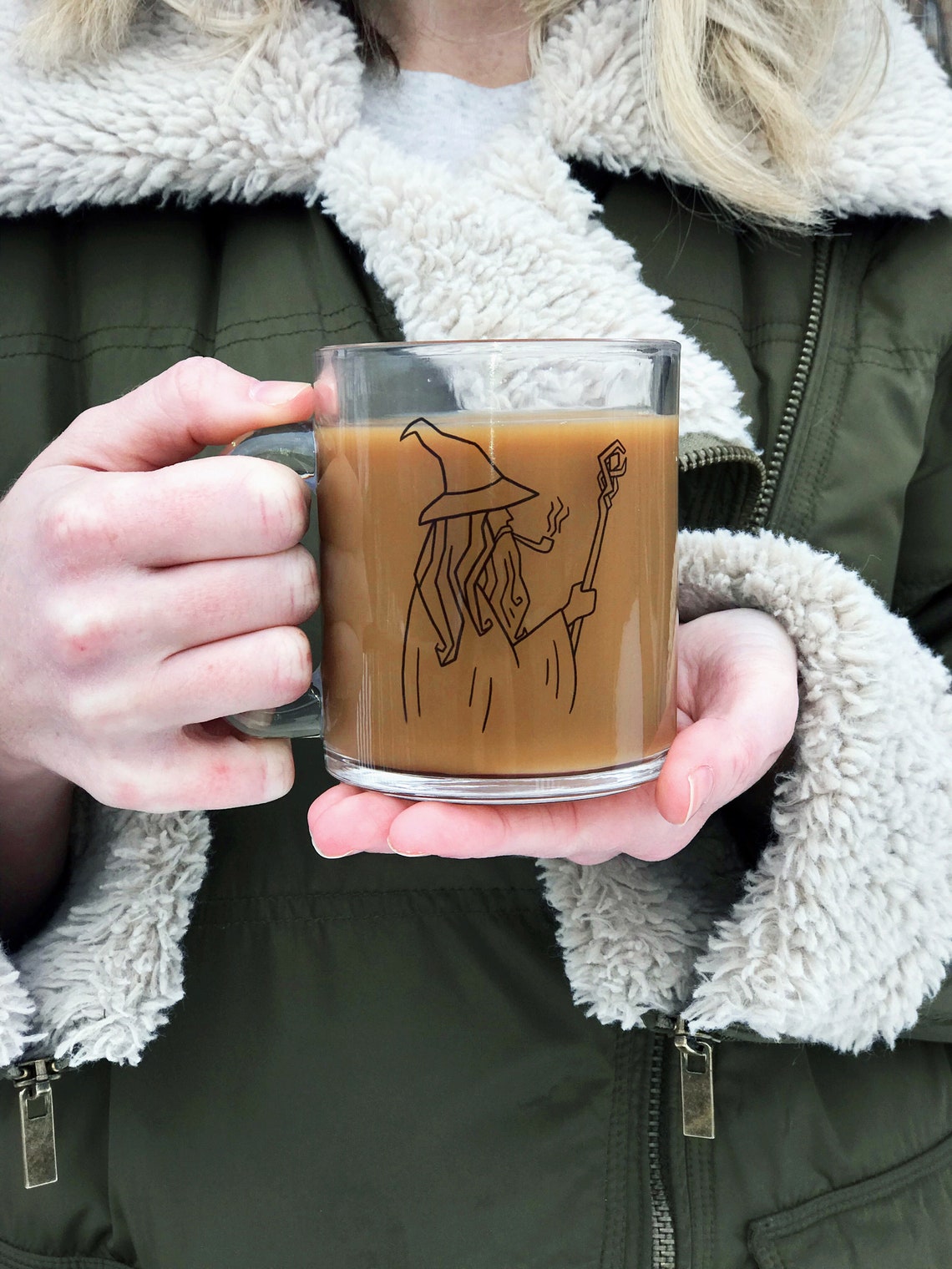 The Wandering Wizard Glass Mug - Literary Gift - Etsy