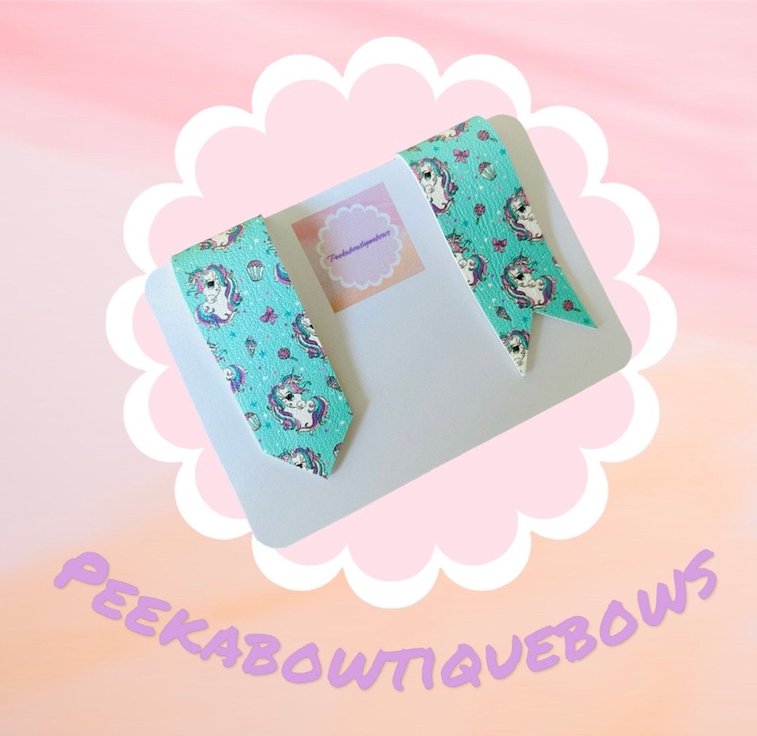 NEW Set of 2 Matching Magnetic Bookmarks Unicorn Cupcakes Design - Etsy