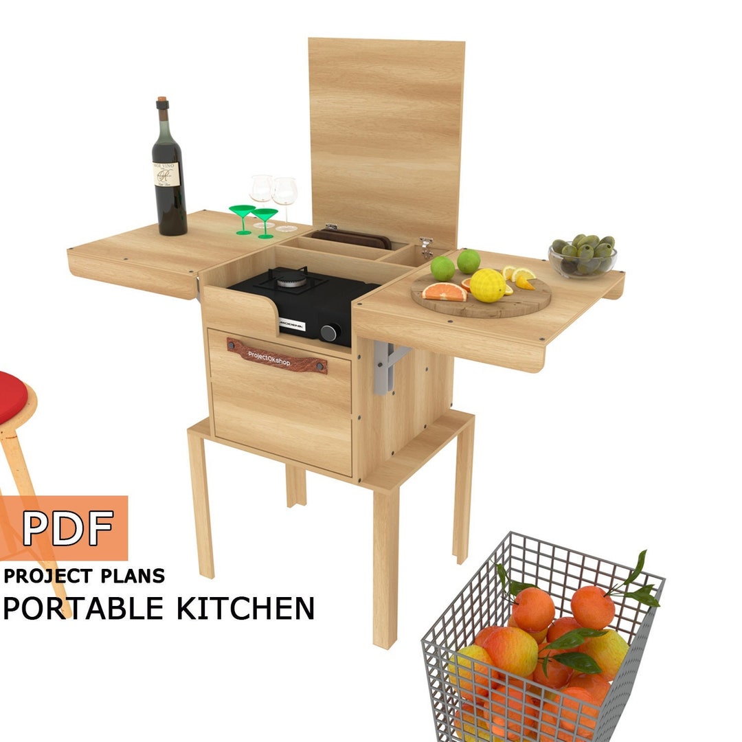 DIY Portable Camping Kitchen Mobile Kitchen Organized - Etsy