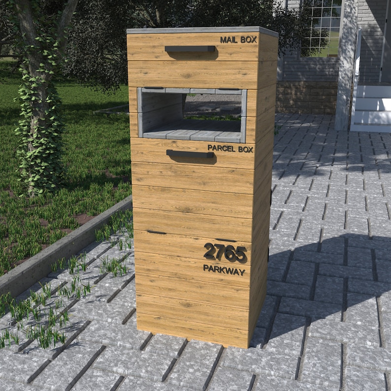 DIY Parcel Box Plans: Secure Package Delivery (PDF) - Etsy