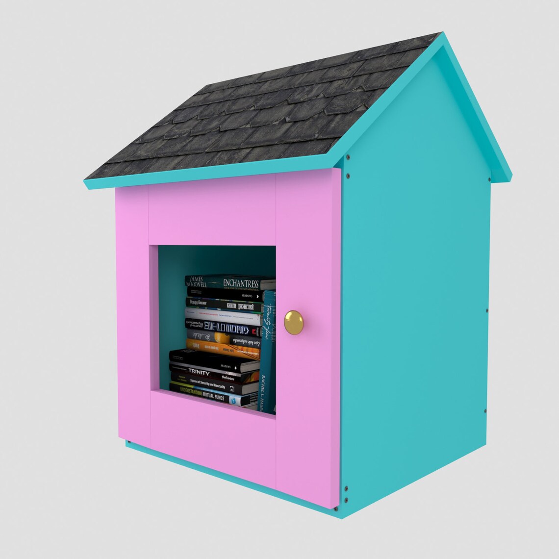 DIY Project. Outdoor Lending Library Community Neighborhood Shared ...