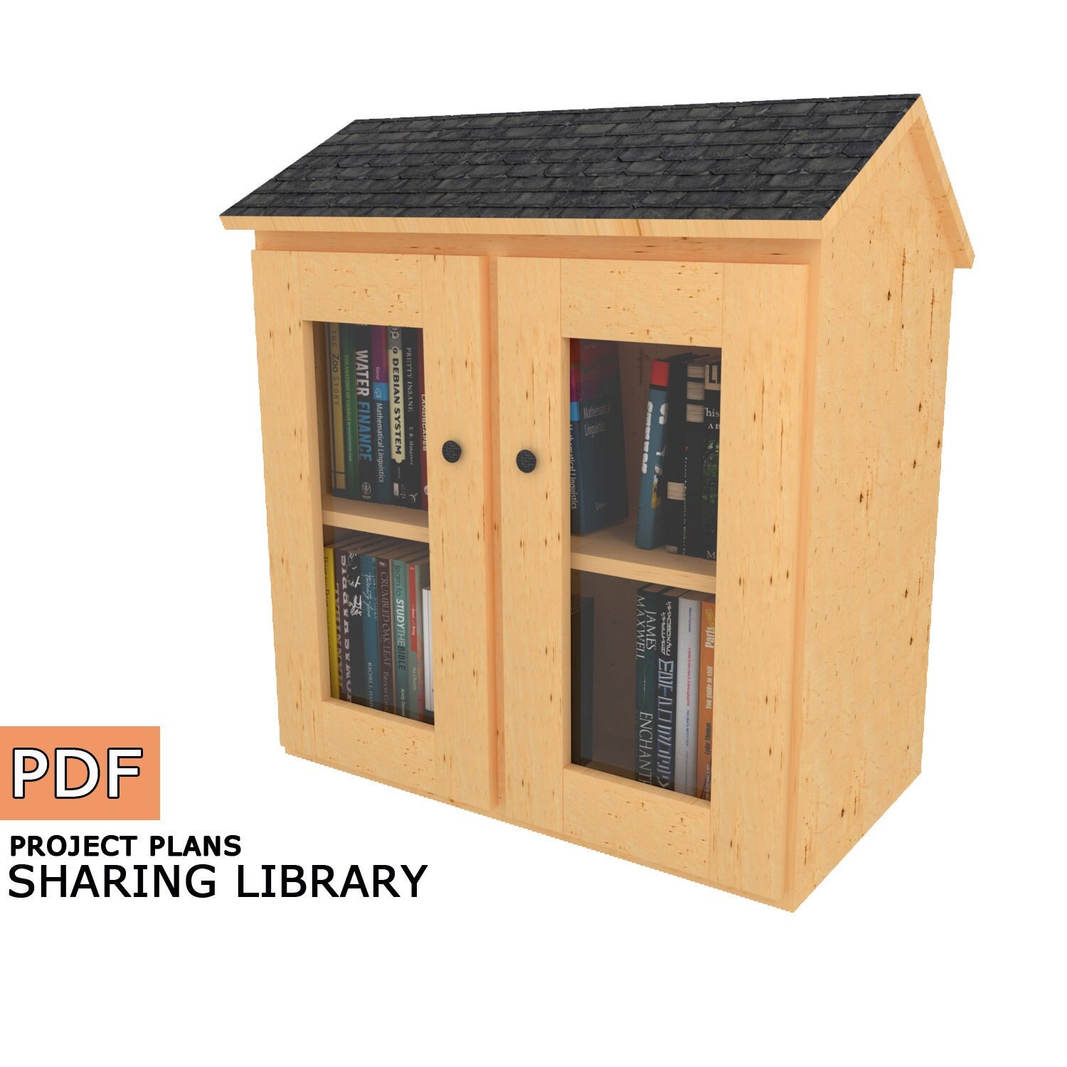 DIY Project. Outdoor Shared Library Lending Neighborhood - Etsy Canada
