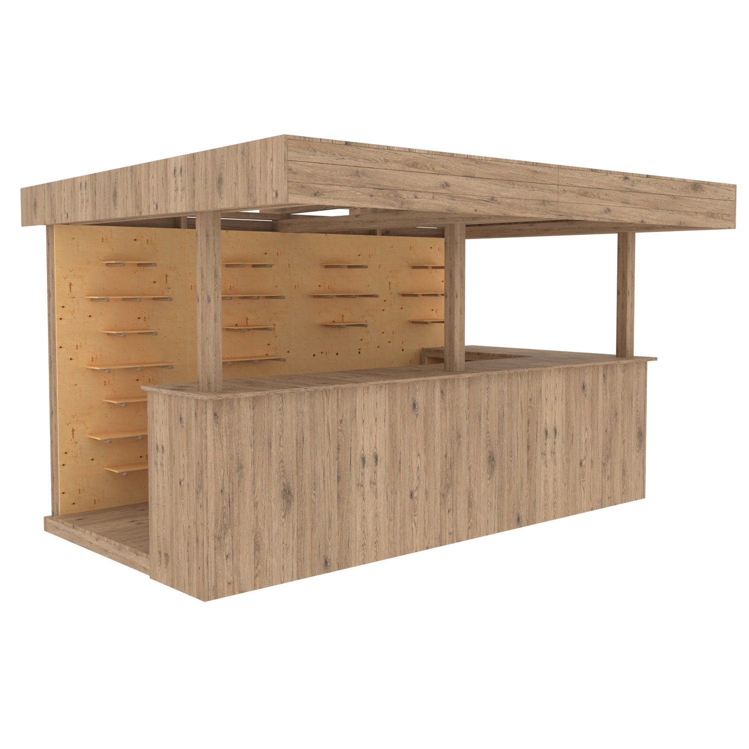 Outdoor Bar DIY Build Plans: Backyard Party Pavilion (digital Download ...
