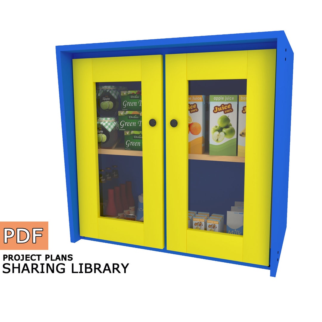 DIY Street Library Plans: Community Blessing Box (PDF Download) - Etsy