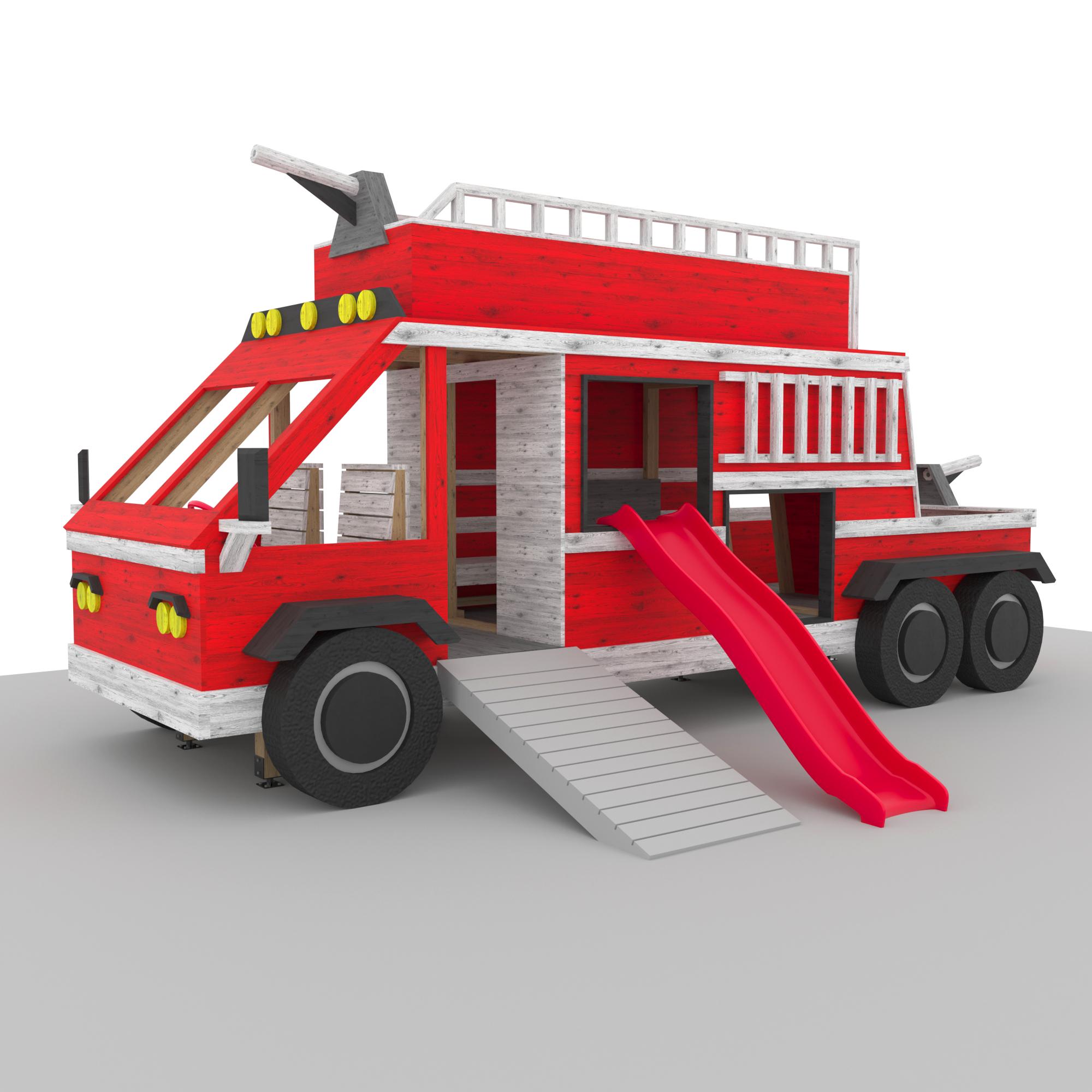 DIY Kids Fire Truck Playset Plans - Digital Download PDF - Etsy