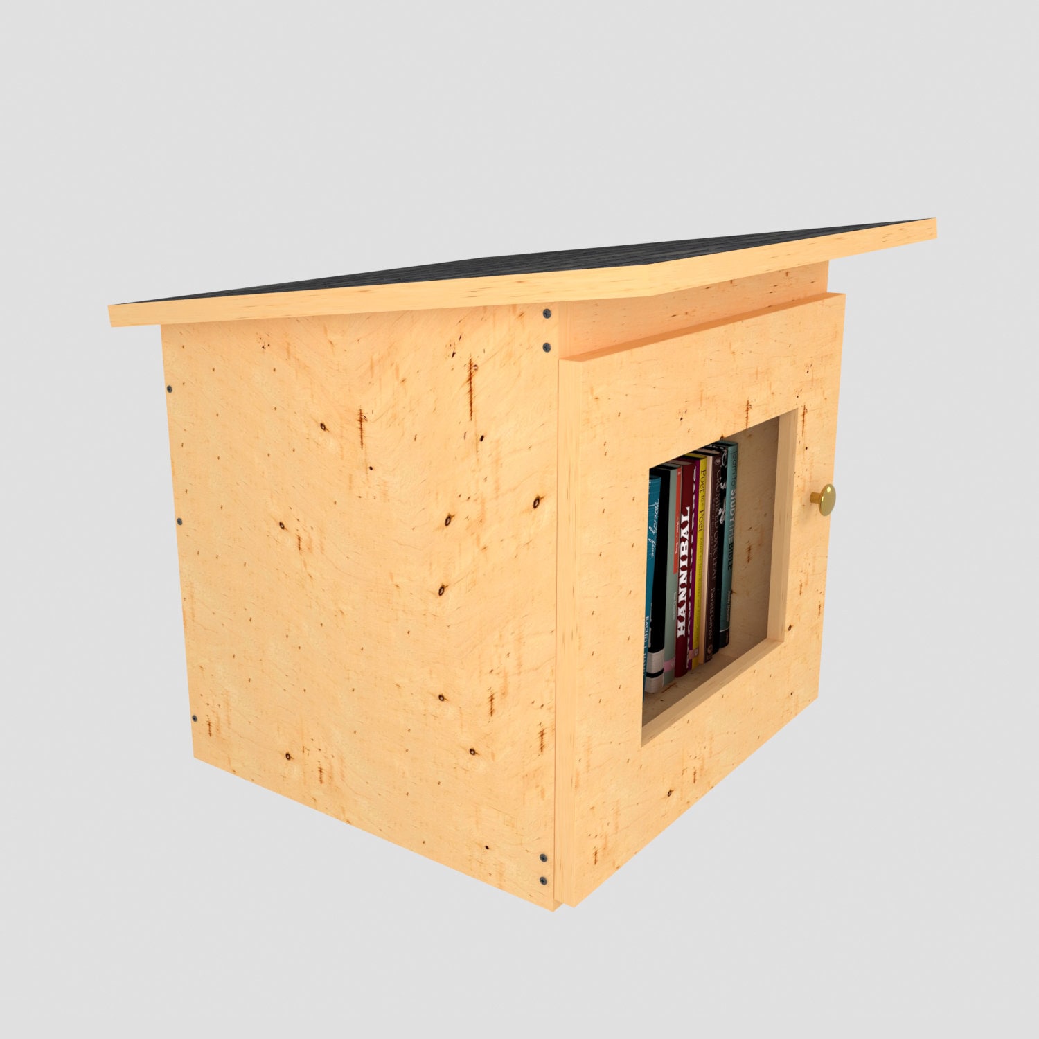 DIY Little Free Library Plan: Neighborhood Lending Box (digital ...