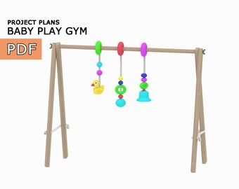 Wooden Baby Gym - Etsy