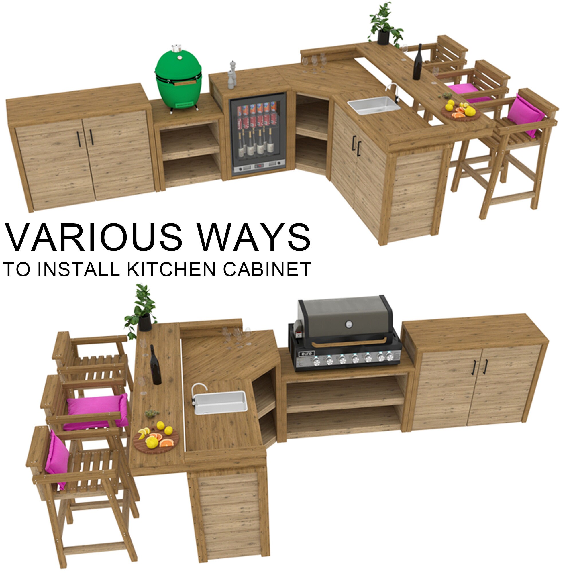 Module Outdoor Kitchen, Bbq Table - Digital Download Only - Etsy