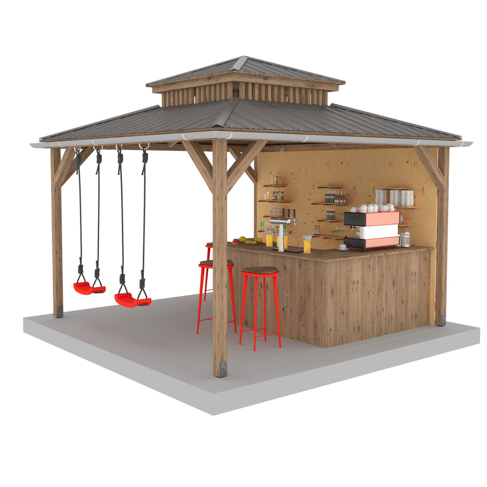 DIY Outdoor Bar Plan: Backyard Party Pavilion (digital Download) - Etsy