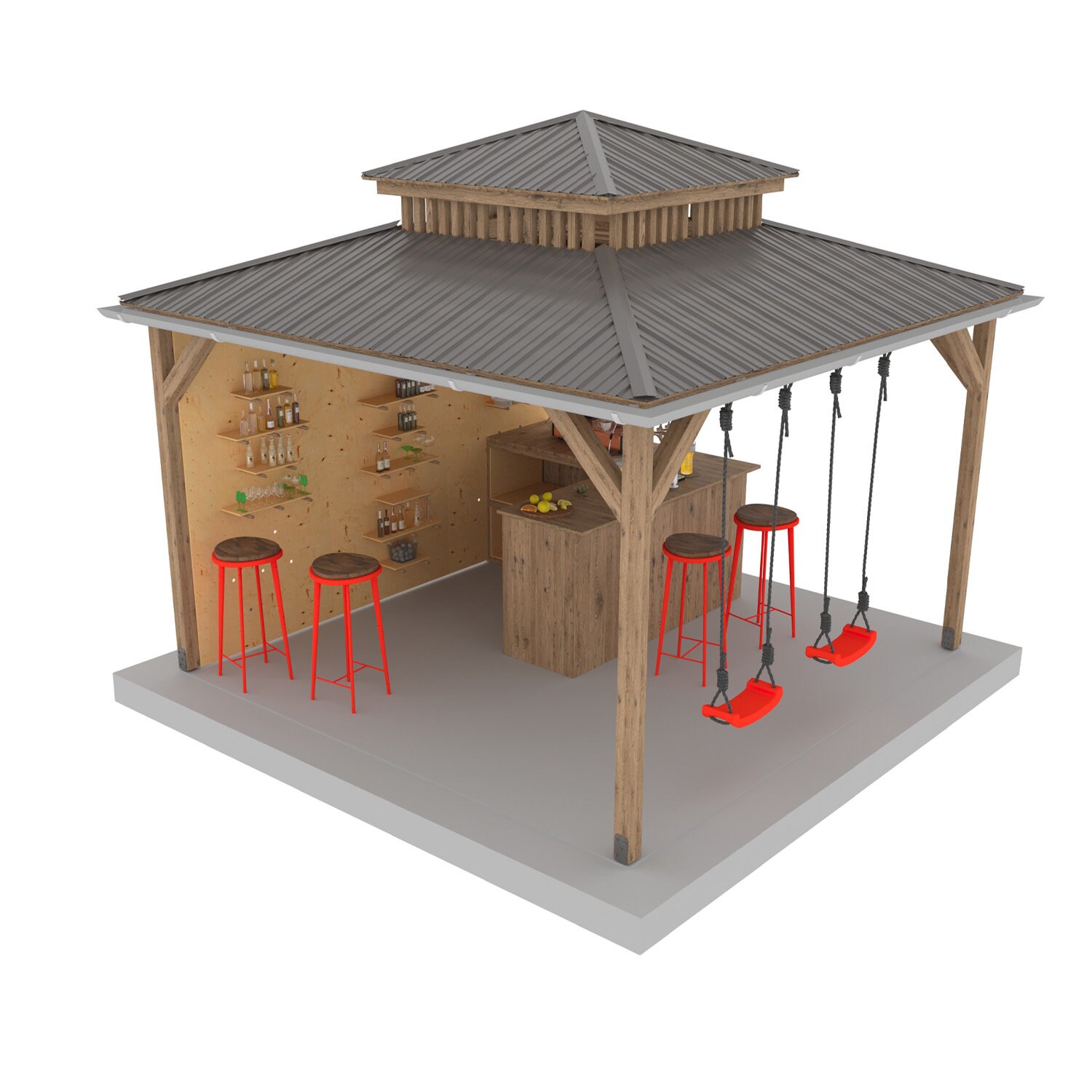 DIY Outdoor Bar Plan: Backyard Party Pavilion (digital Download) - Etsy