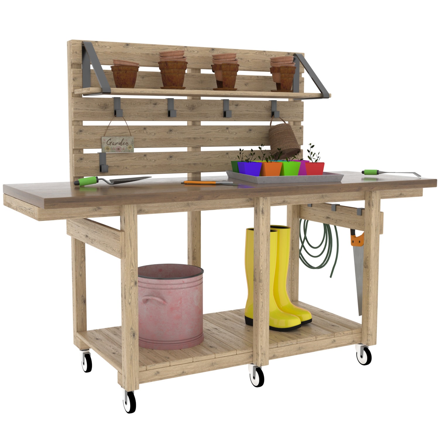 Potting Gardening Table Plans, Table for Gardening, Garden Furniture ...