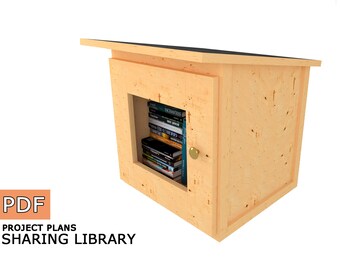 Outdoor Lending Library Neighborhood Community Shared Loan Tiny ...