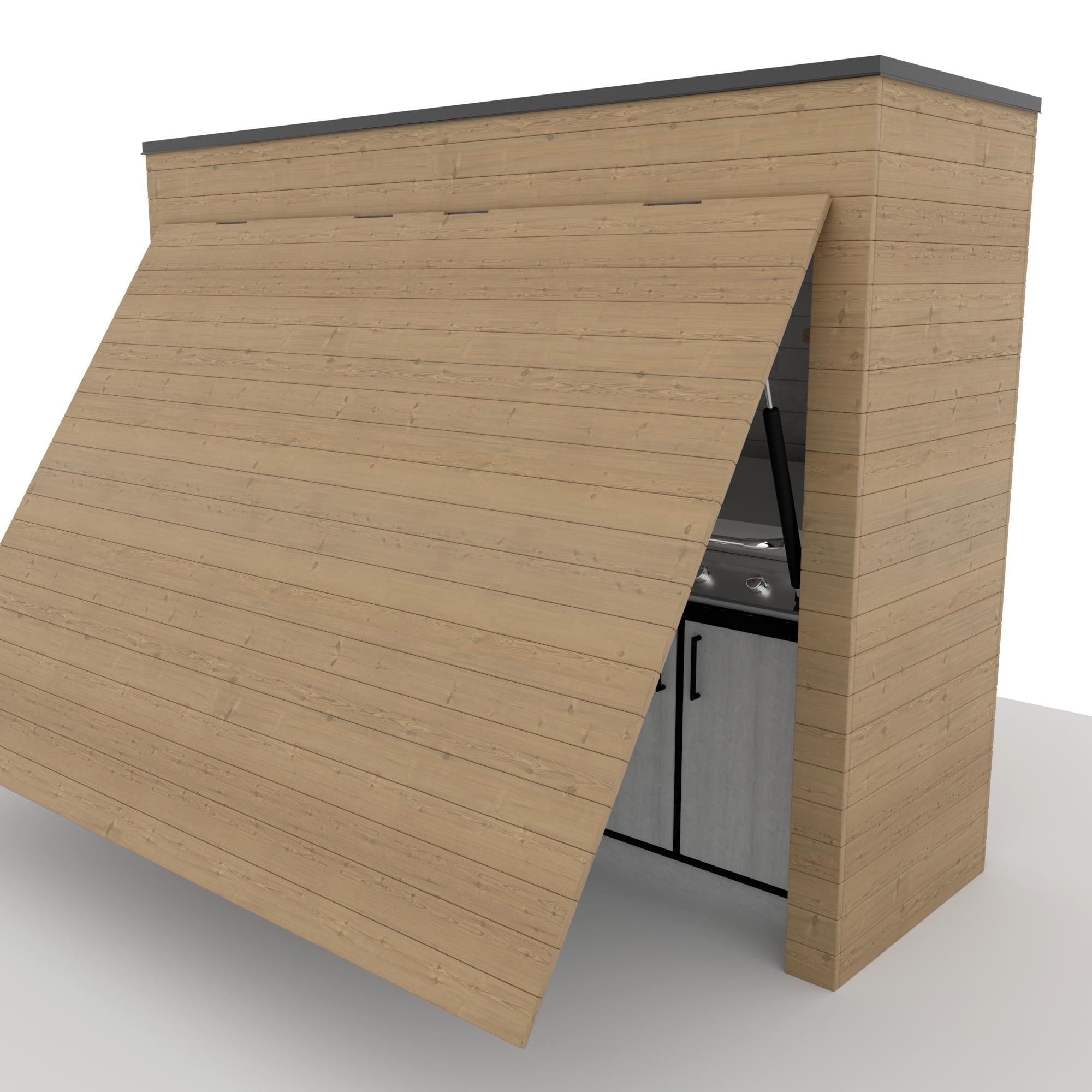 DIY Grill Shelter With Closing Panels, BBQ Shed - Digital Download Only ...