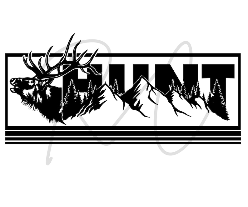 Hunt (ELK) PNG Digital Download - Etsy