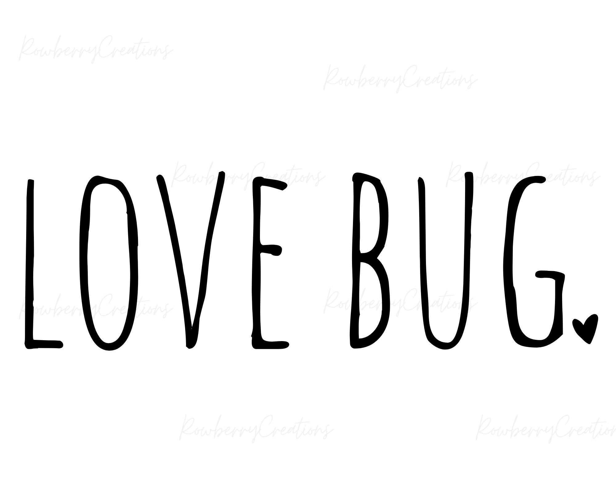 Love Bug Digital Download- PNG-JPG- Baby Onsie Valentine Download ...