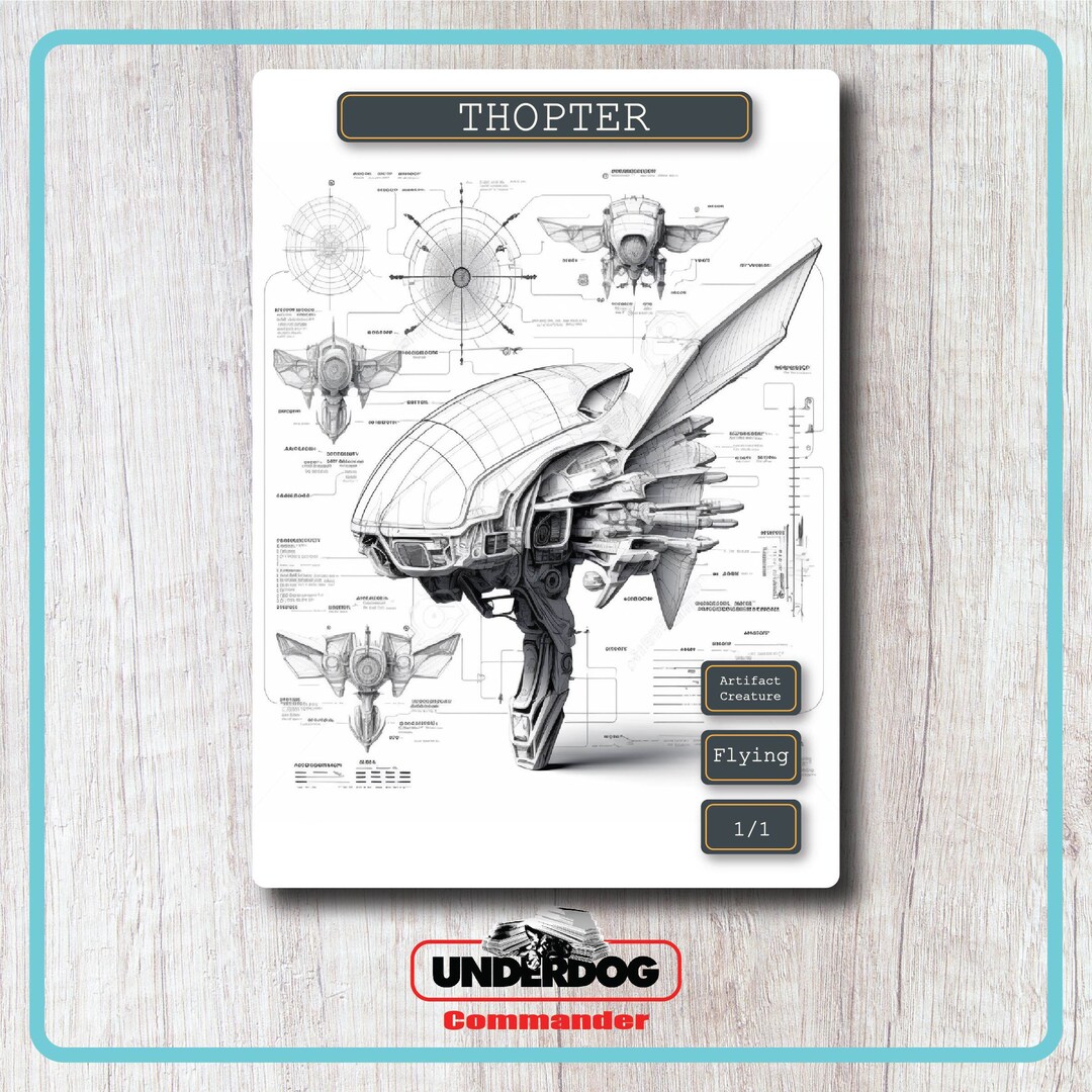 3x Custom Thopter Token for MTG - Etsy