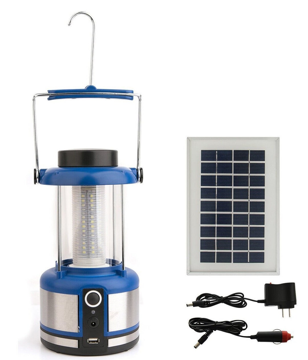 Blue Solar Camping Lantern 4008 Cell Phone Charger Family - Etsy