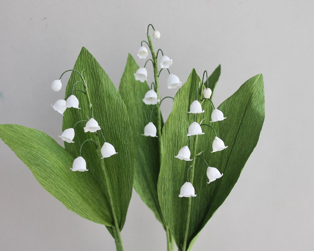 Lily of the Valley, Handmade Paper Flower - Etsy