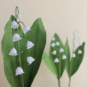 Lily of the Valley, Handmade Paper Flower - Etsy