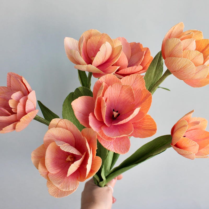 Paper Tulips - Etsy