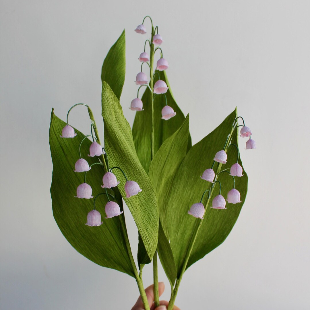 Pink Lily of the Valley, Handmade Paper Flower - Etsy