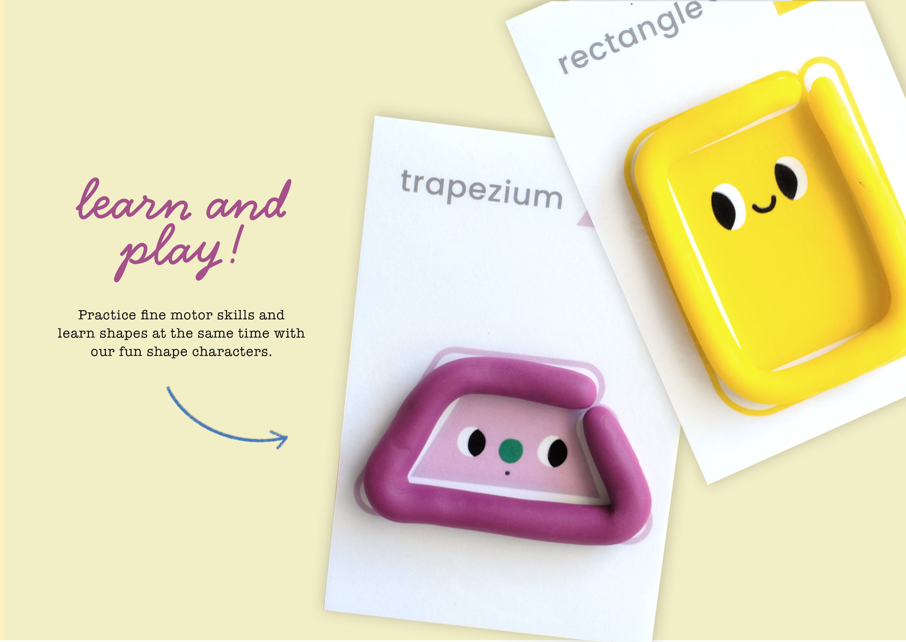 Shapes Play Dough Mats and Visual Cards | Printable Play Doh Activity ...