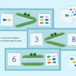 Greater Than Less Than Equal to Number Activity | Comparing Numbers ...