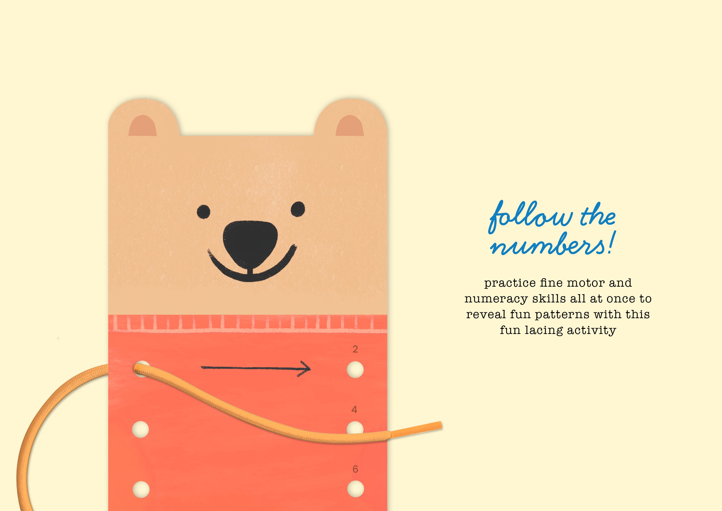 Number Lacing Cards | Animal Lacing Cards Game and Activity for Kids ...