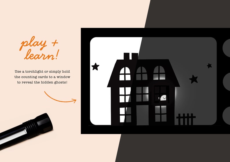 Halloween Counting Clip Cards | Peek-a-boo Ghosts Printable (digital ...