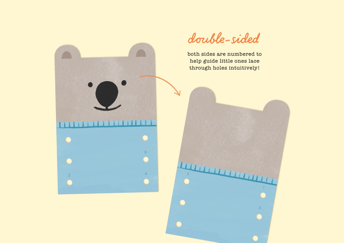 Number Lacing Cards | Animal Lacing Cards Game and Activity for Kids ...