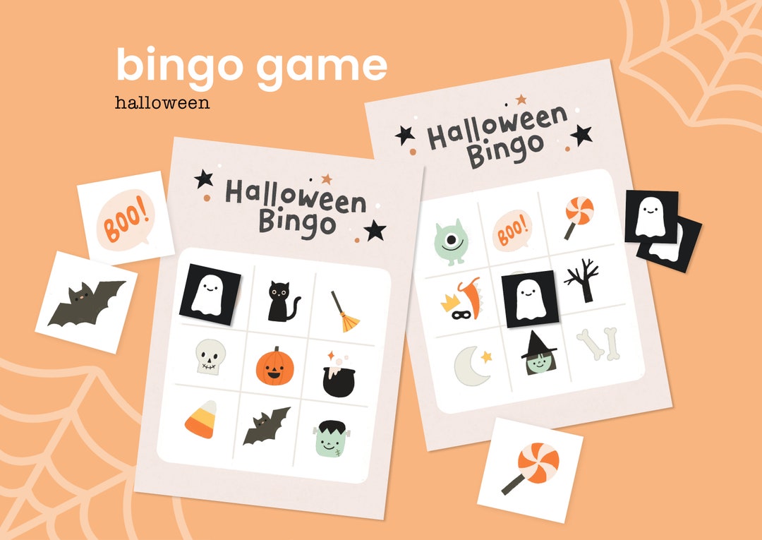 Halloween Bingo | Halloween Party Activity and Bingo Game for Kids ...