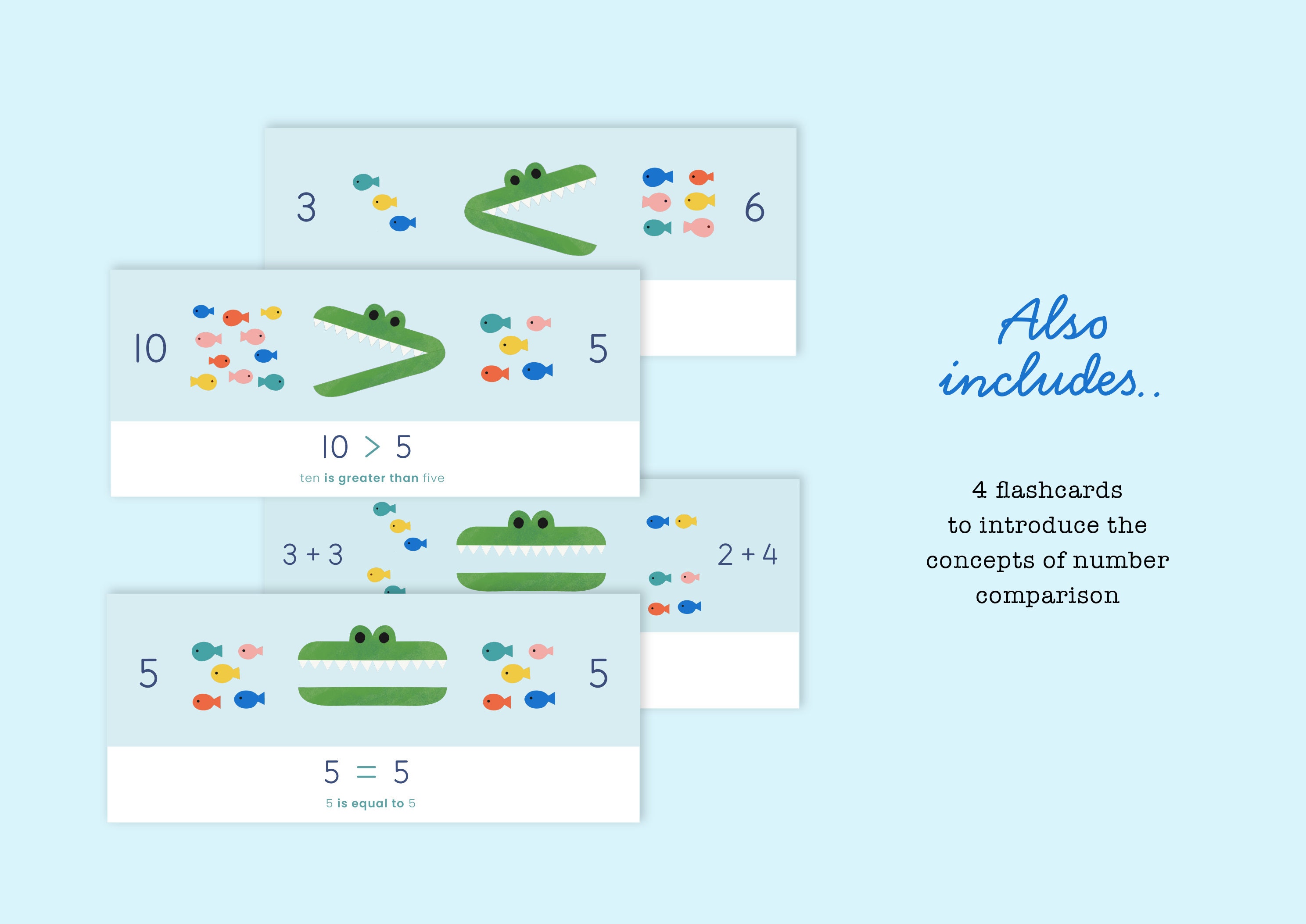 Greater Than Less Than Equal to Number Activity | Comparing Numbers ...
