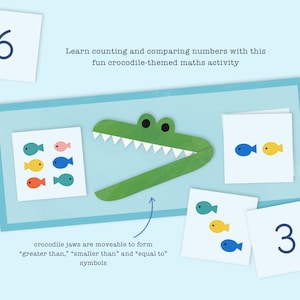 Greater Than Less Than Equal to Number Activity | Comparing Numbers ...