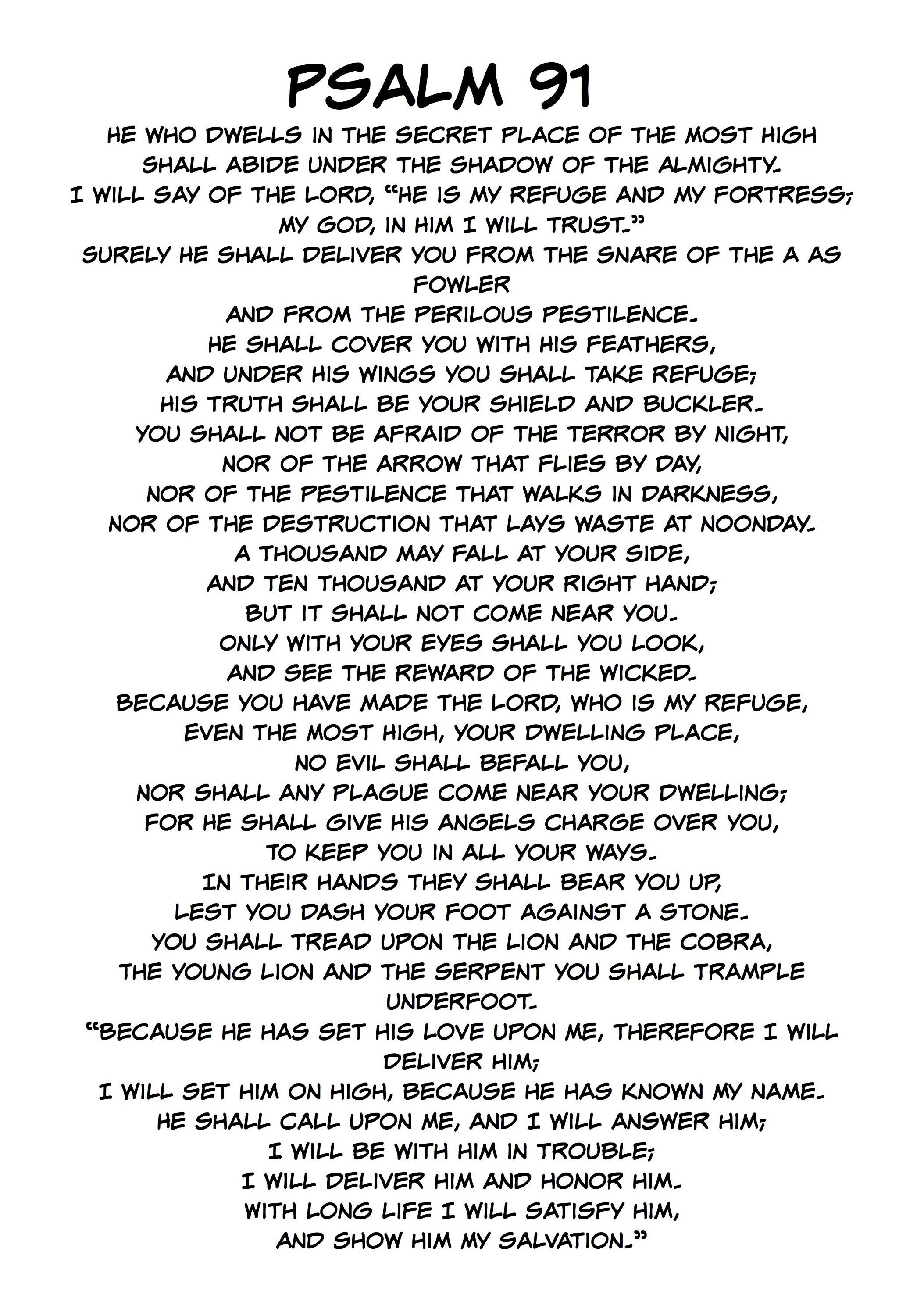 Psalm 91 NKJV Translation Psalms 91 DOWNLOAD Gift Psalm 91 Prayer Card Psalm 91 NKJV Translation Psalms 91 DOWNLOAD Gift Psalm 91 Prayer Card