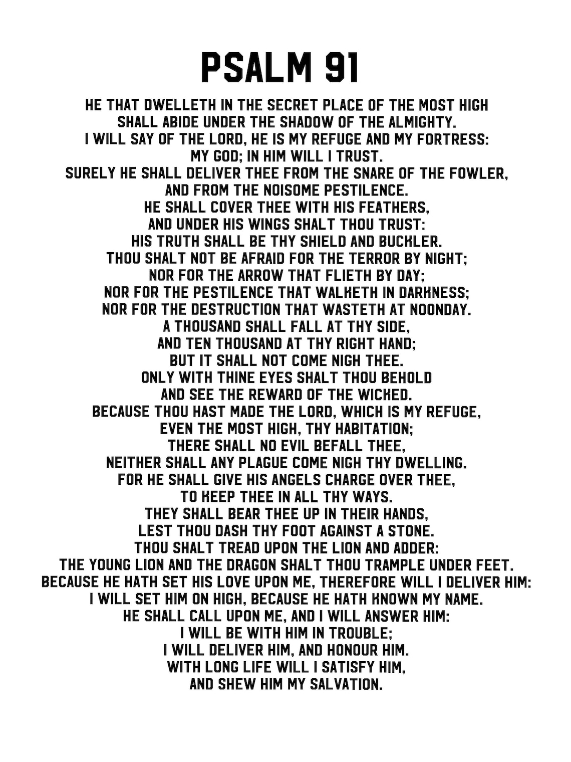 Psalm 91 Poster Printable PDF Gift Psalm 91 Prayer Card Wall Decor A4 psalm-91-poster-printable-pdf-gift-psalm-91-prayer-card-wall-decor-a4