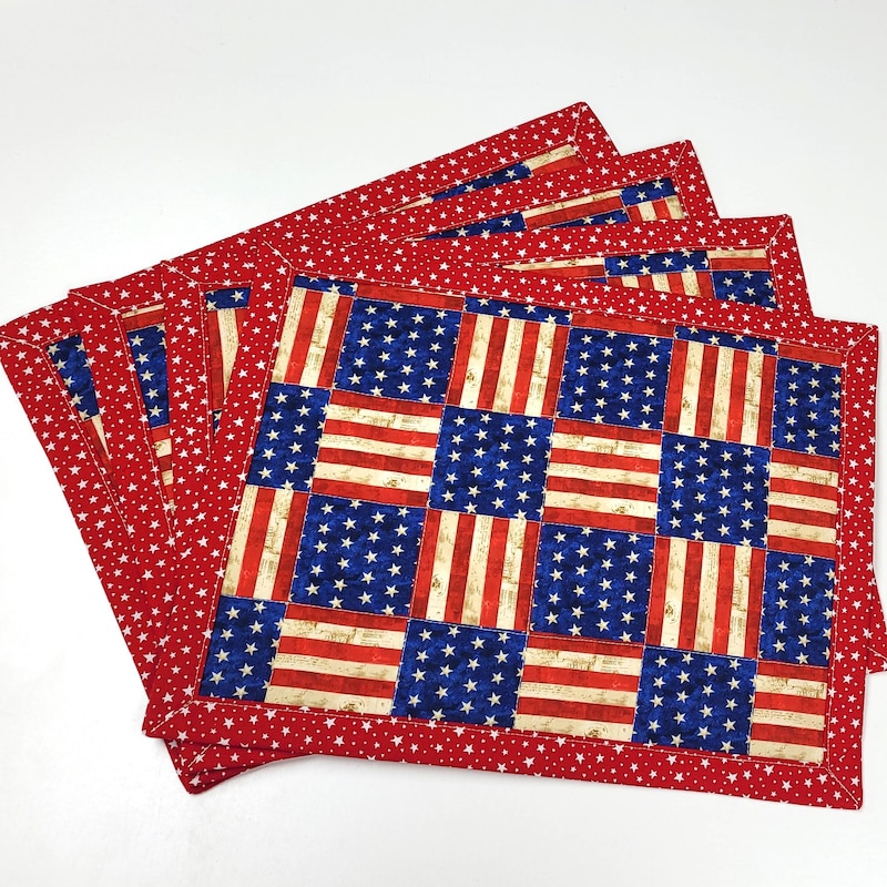 Flag Placemats Quilted - Etsy