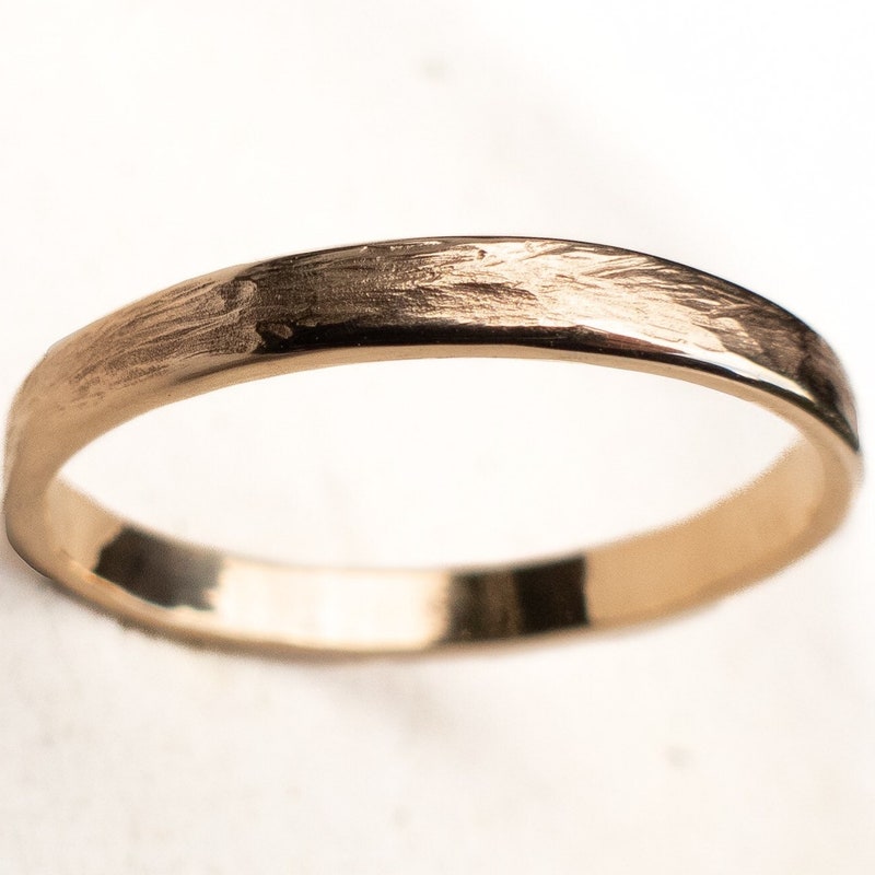 Simple Gold Wedding Rings - Etsy