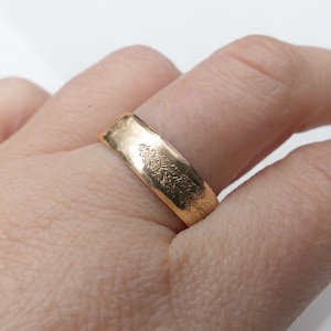 Men’s Tree Wedding Ring Inspired by Nature in 14k Gold - Etsy