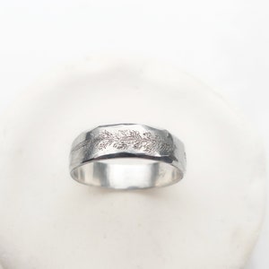 Men’s Tree Wedding Ring Inspired by Nature in 14k Gold - Etsy