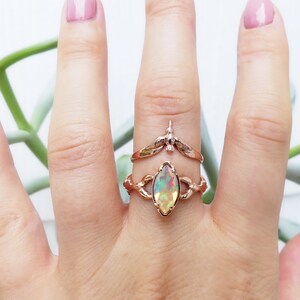 Hummingbird Ring 14k Gold Stacking Engagement Ring - Etsy