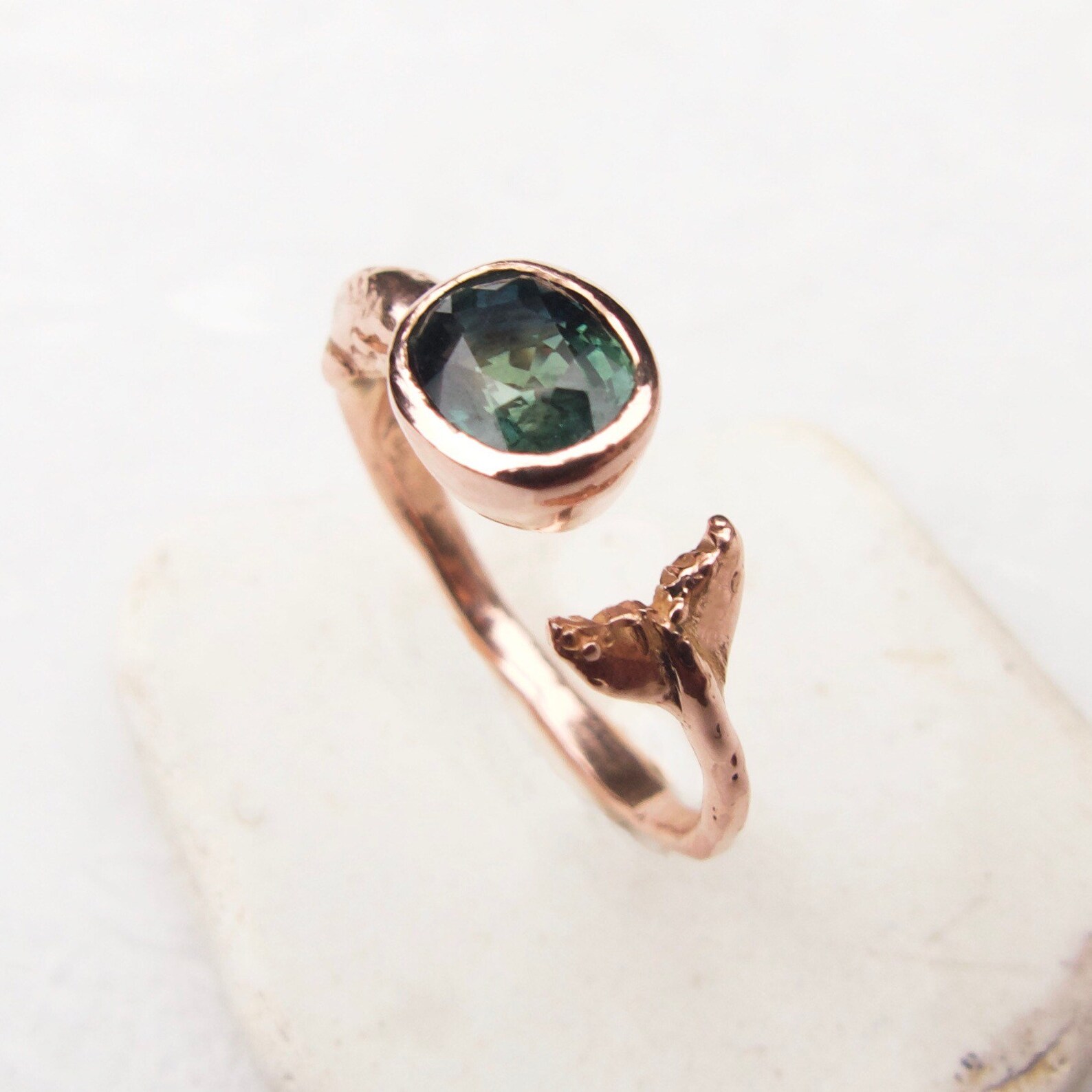 Gold Whale Ring Ocean Inspired Ring Whale Tail Ring Whale - Etsy