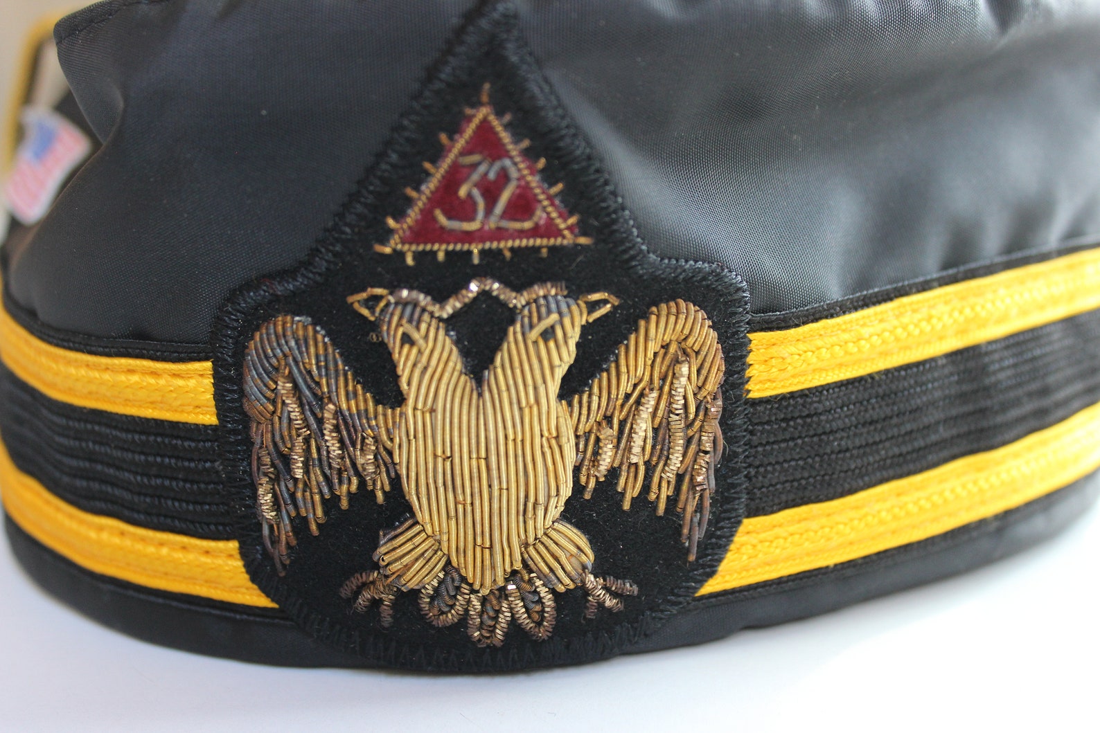 Antique Masonic 32 Degree Scottish Rite Double Eagle Freemason K.T. Hat ...