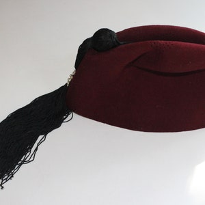 Vintage Shriners/masonic Jeweled Hat Fez Karem With Tassel - Etsy