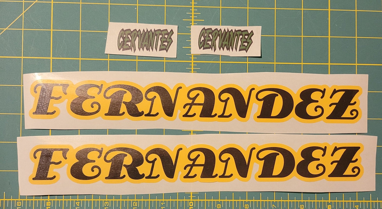 Iron-on Heat Transfer Vinyl HTV Name Decals 2 Colors - Etsy
