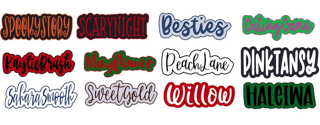 Iron-on Heat Transfer Vinyl (HTV) Name Decals - Etsy