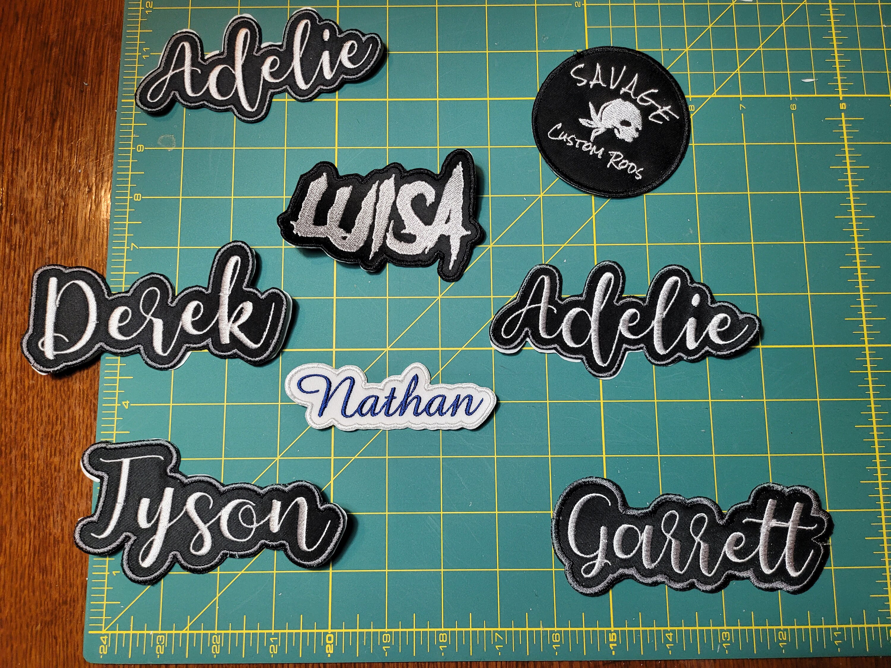 Embroidered Patch Embroidery Graffiti Name Patch Sew On | Etsy