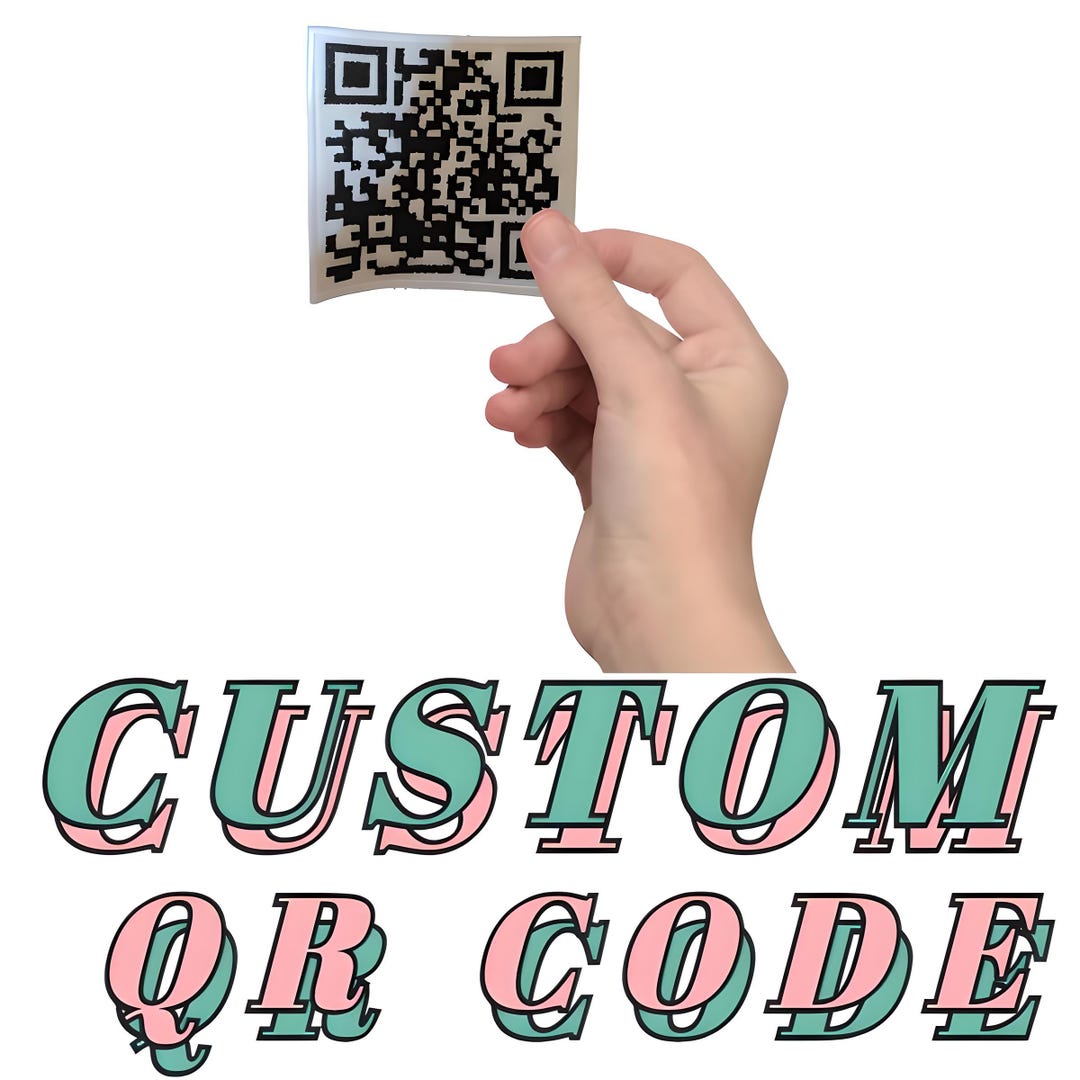 Custom Embroidered QR Code Patch - Etsy