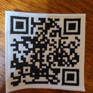 Custom Embroidered QR Code Patch - Etsy