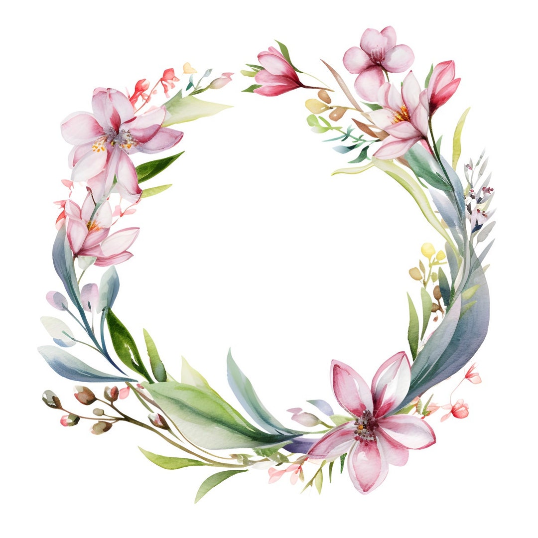 Spring Window Decoration, Window Cling, Spring Wreath, Flower Decor ...