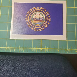 New Hampshire State Flag Adhesive Decal, Vinyl Stickers - Etsy
